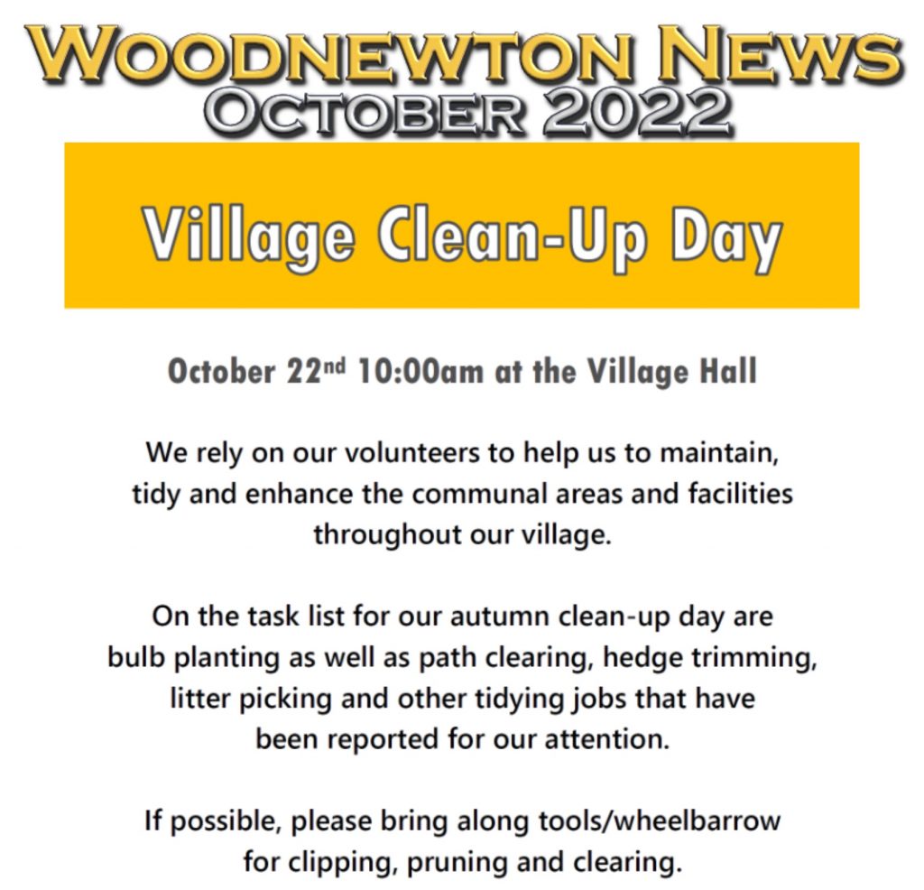 Village Newsletter – Woodnewton Village Website